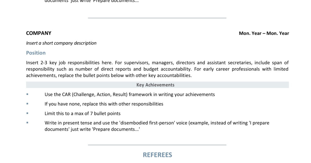 Public Service Resume Sample – Rev-Up Your Resume – Rev-Up Your Resume ...
