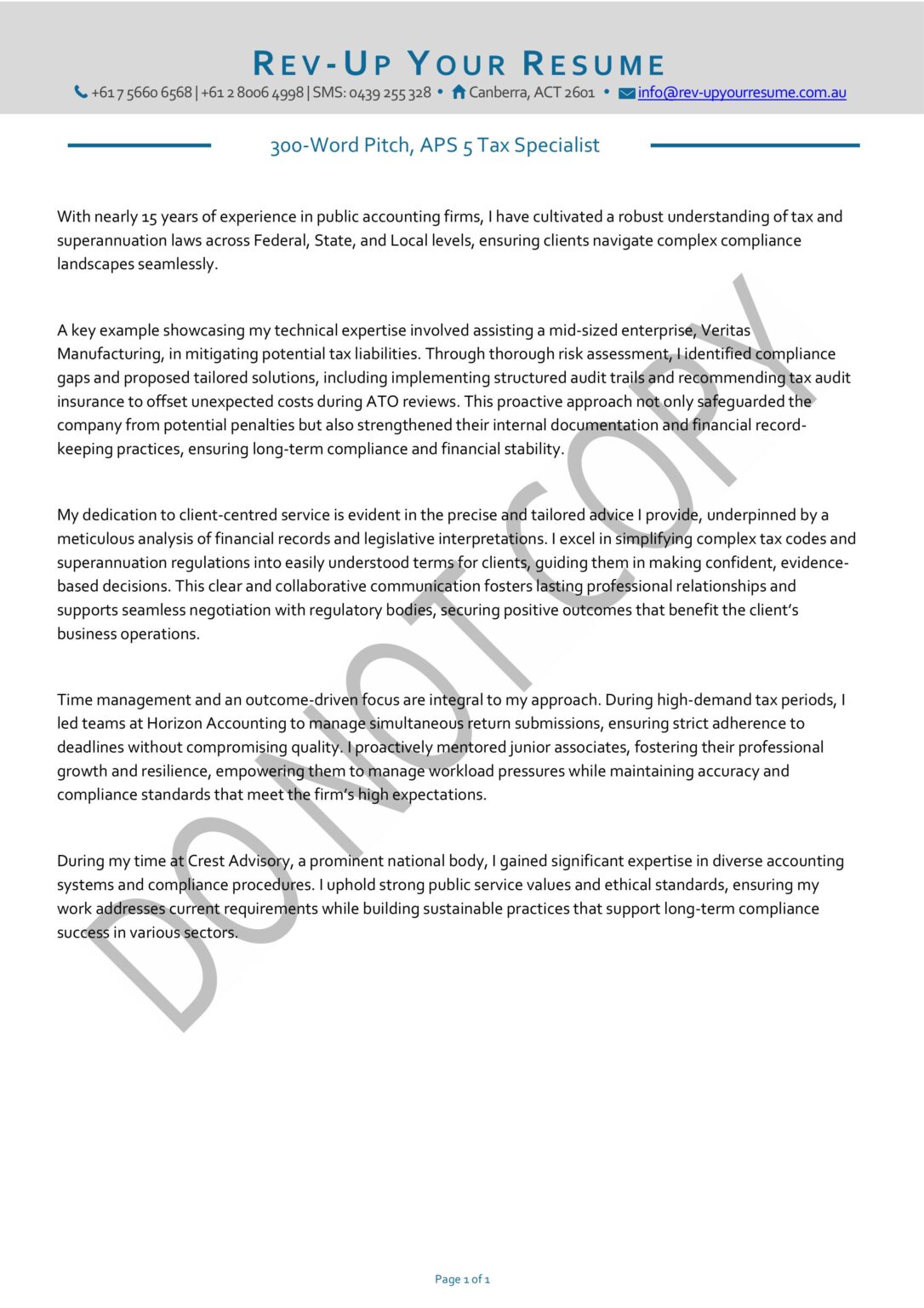 Expert Government Job Application Services | Rev-Up Your Resume ...