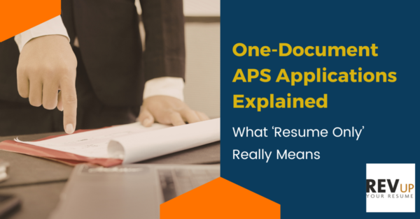 APS Resume-Only Applications: What Hiring Panels Are Really Assessing